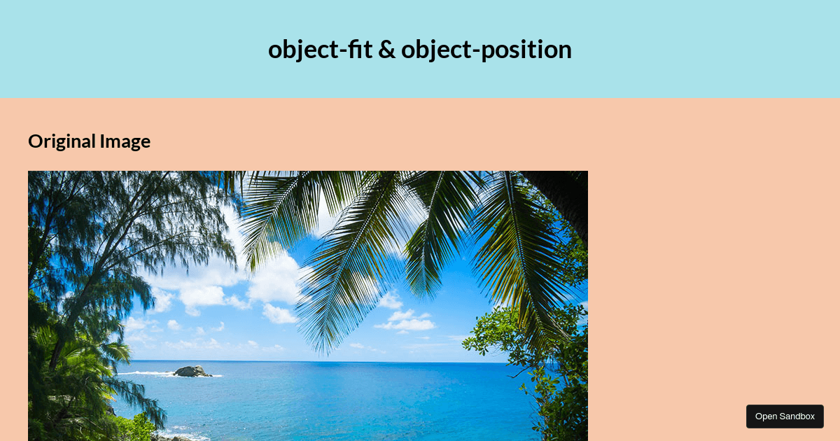 object-fit - Codesandbox