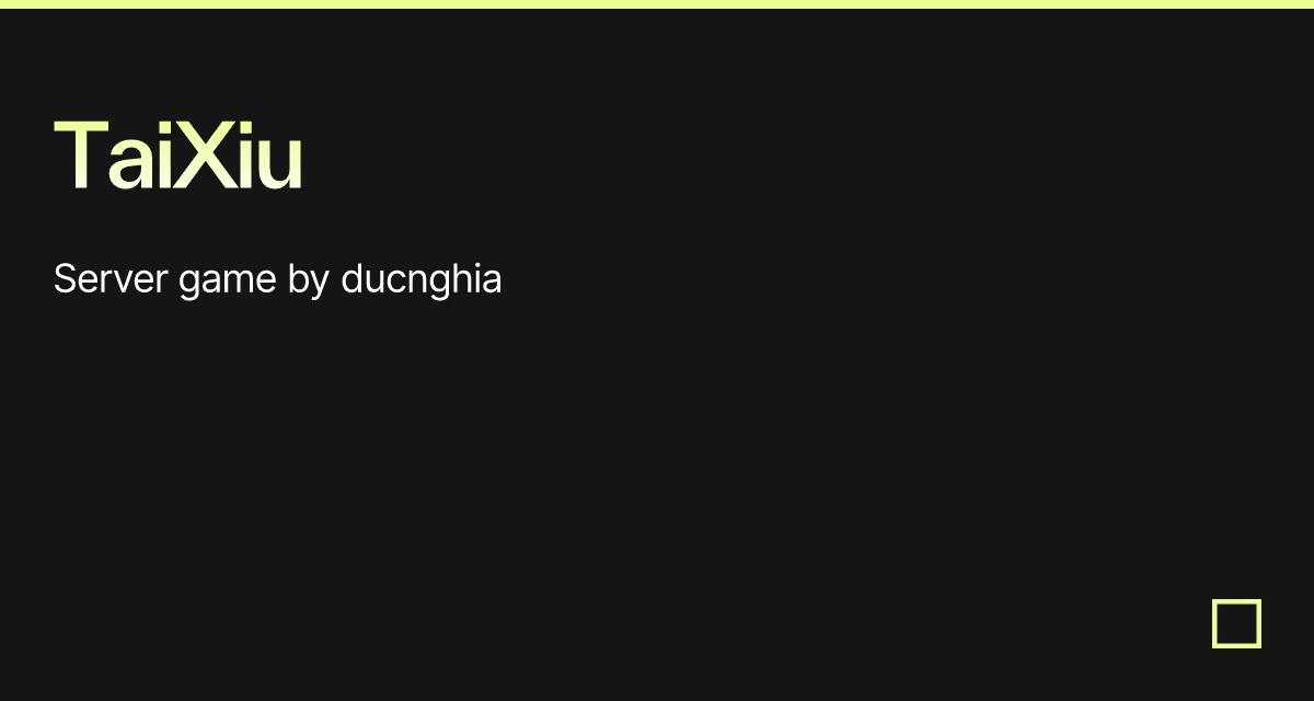 TaiXiu - Codesandbox