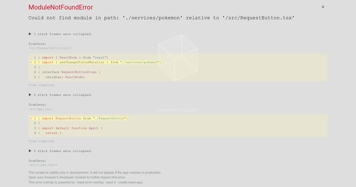 Multiple Calls To Same Mutation Endpoint Codesandbox