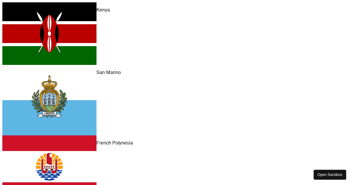 use-react-countries Examples (forked) - Codesandbox