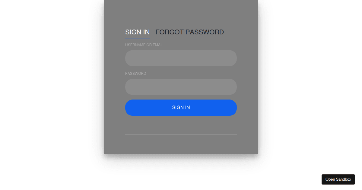 login-page - Codesandbox
