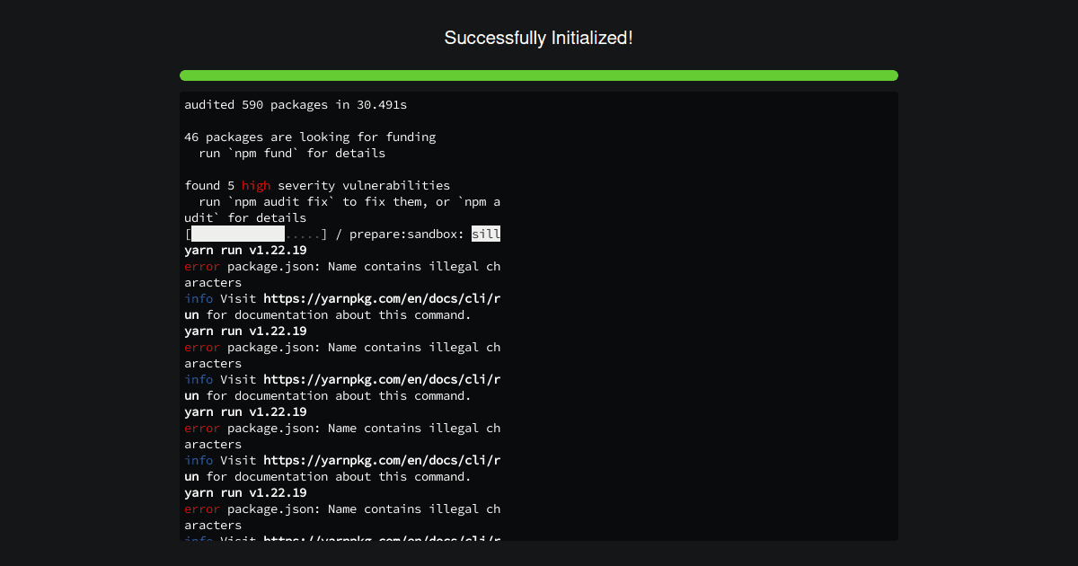 ${{values.name}} - Codesandbox