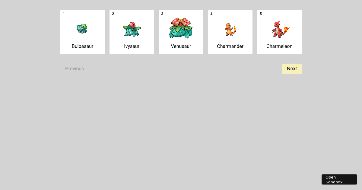 pokemon-slider-starter-tutorials - Codesandbox