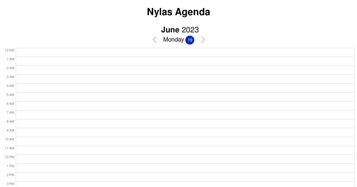nylas-agenda (forked) - Codesandbox