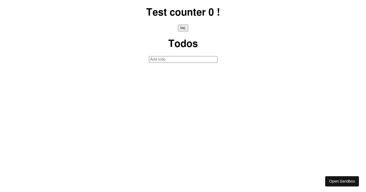 todo-app - Codesandbox