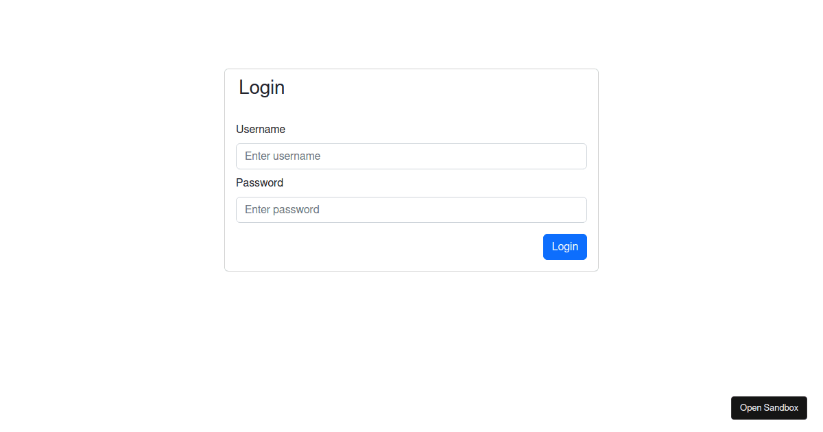 Task Management Codesandbox