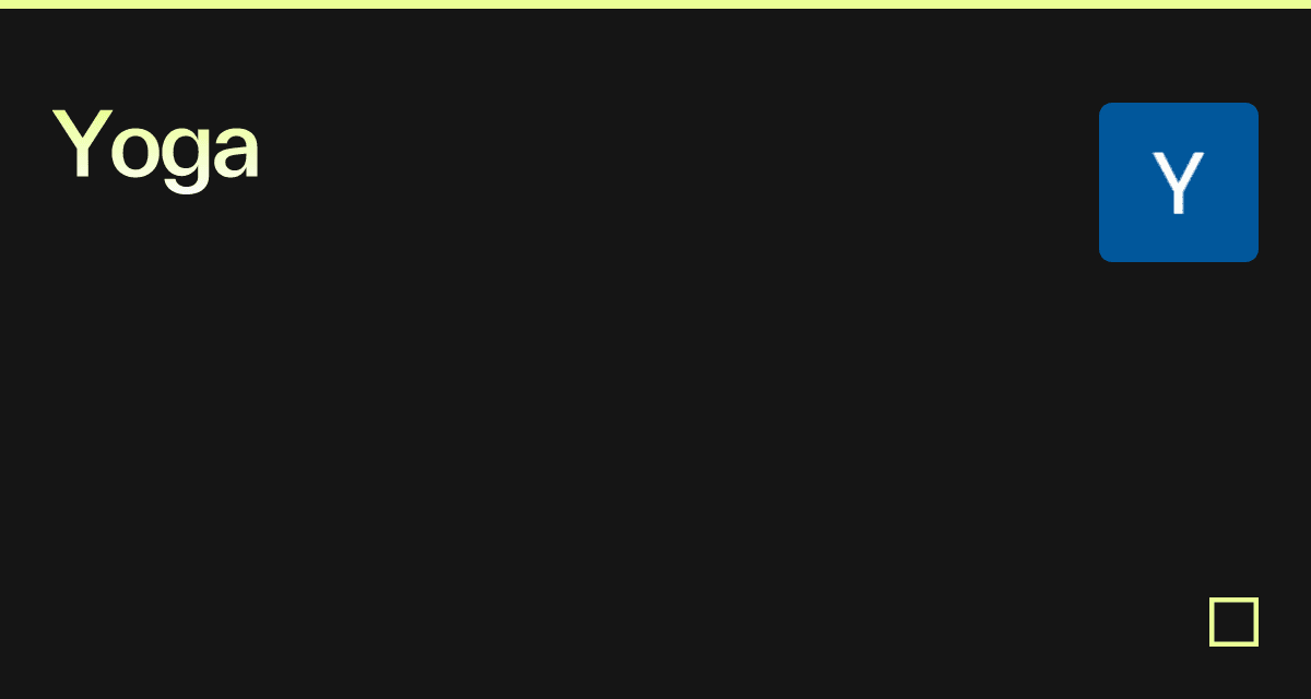 Yoga - Codesandbox