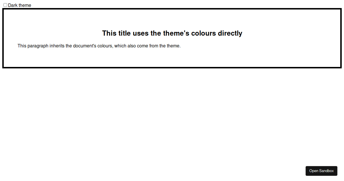 Styled Components - Codesandbox