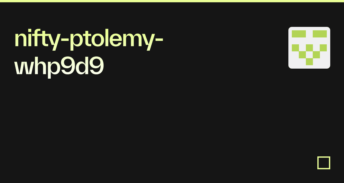 nifty-ptolemy-whp9d9 - Codesandbox