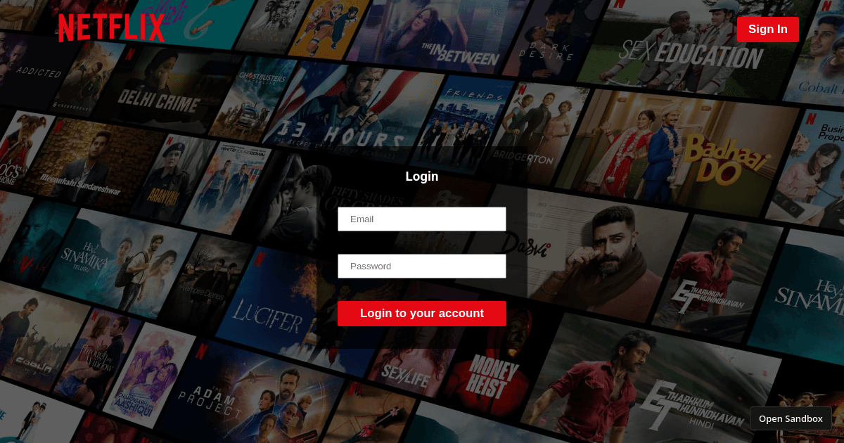 netflix-ui - Codesandbox