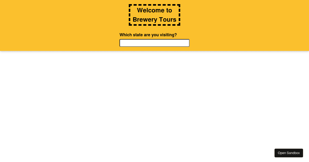 js-exercise-brewery-tour-starter-template - Codesandbox