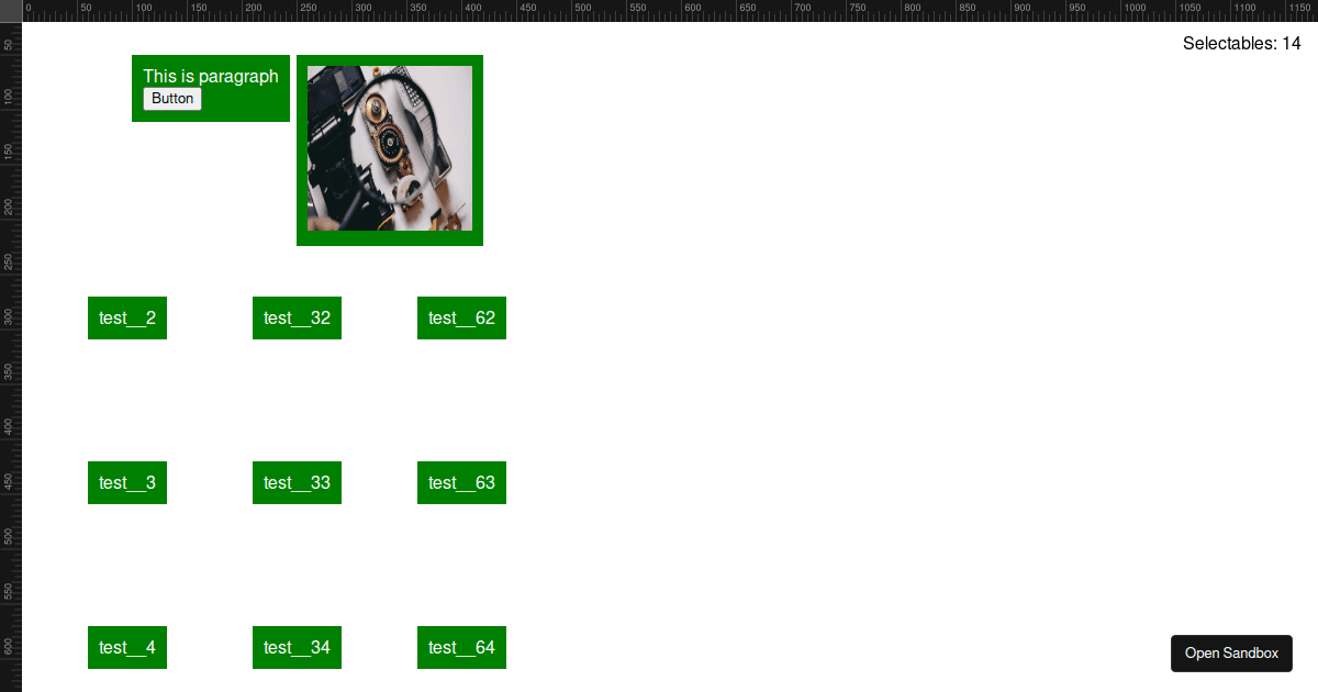 React moveable with full drag select - Codesandbox