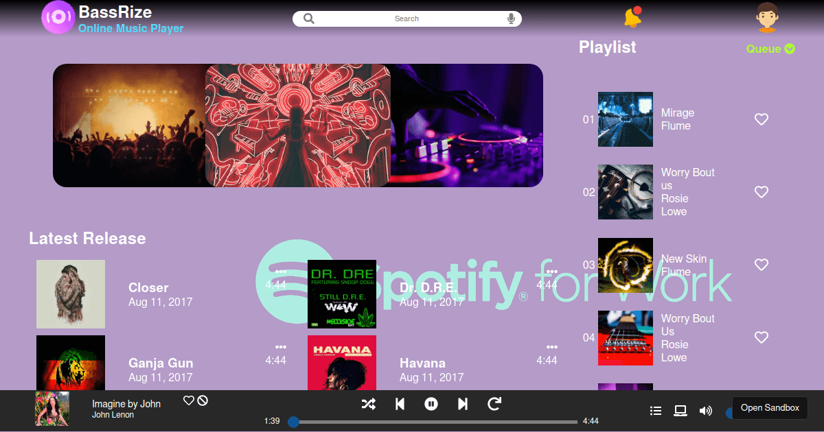 music-player-1 (forked) - Codesandbox