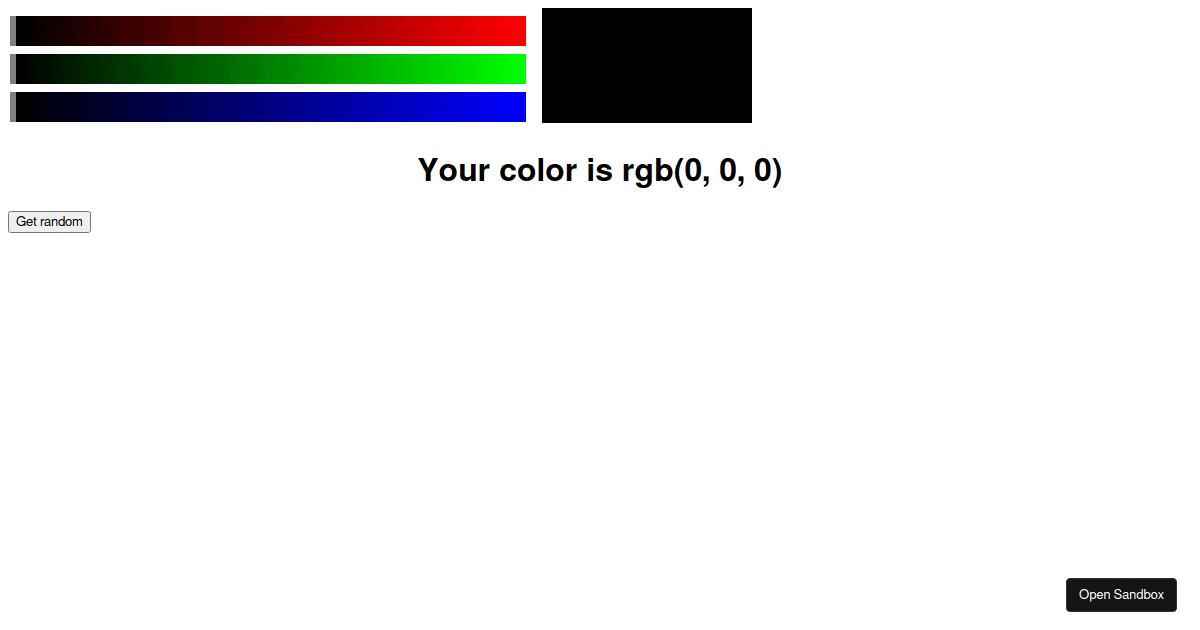 Svelte Color Picker Codesandbox