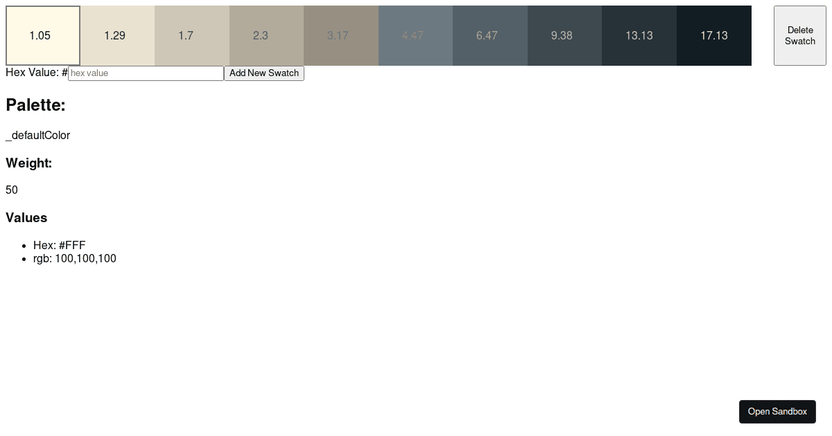 react-color-contrast - Codesandbox