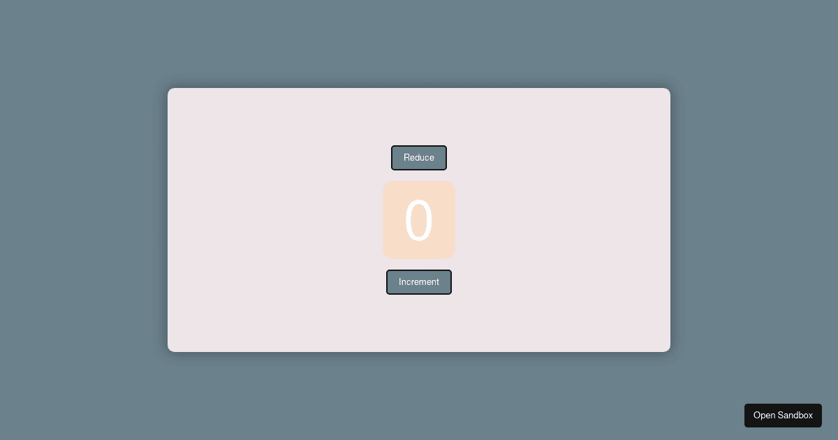 counter-app - Codesandbox