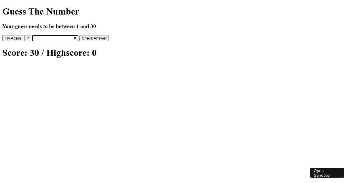 guess-the-number - Codesandbox