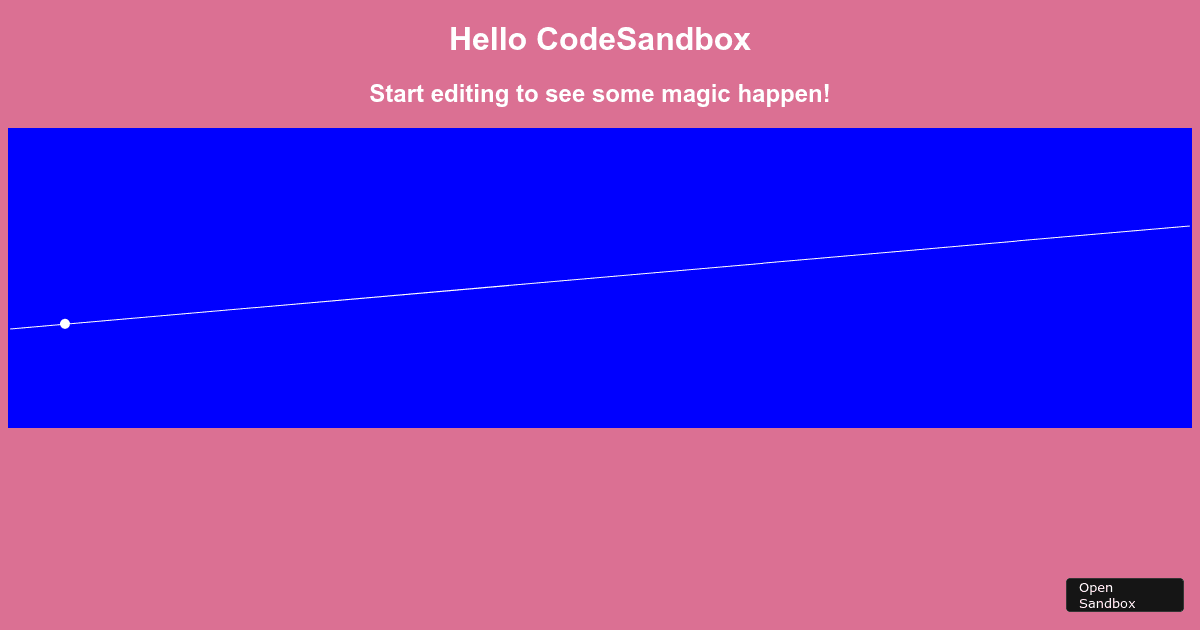 timeline - Codesandbox