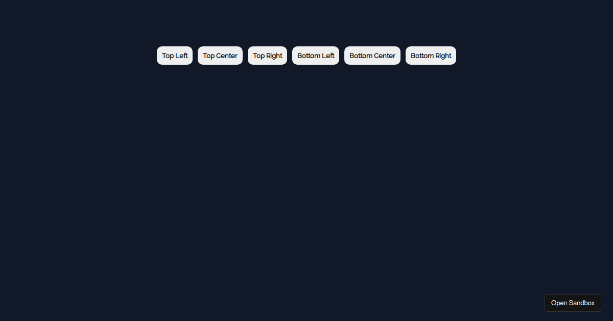 snackbar - Codesandbox