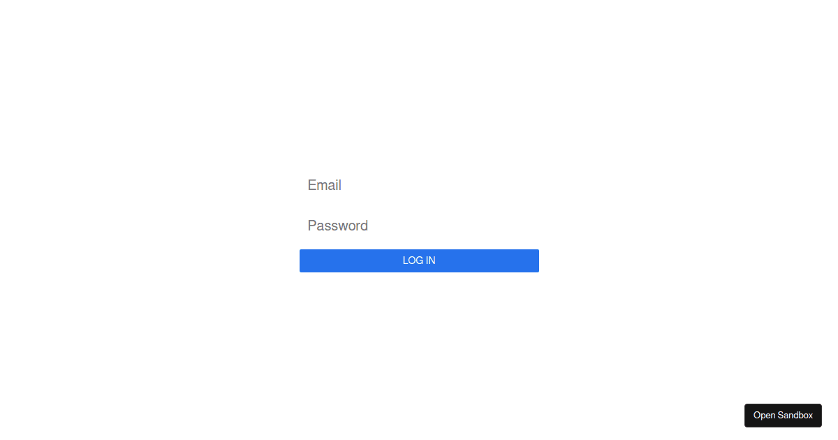 login - Codesandbox