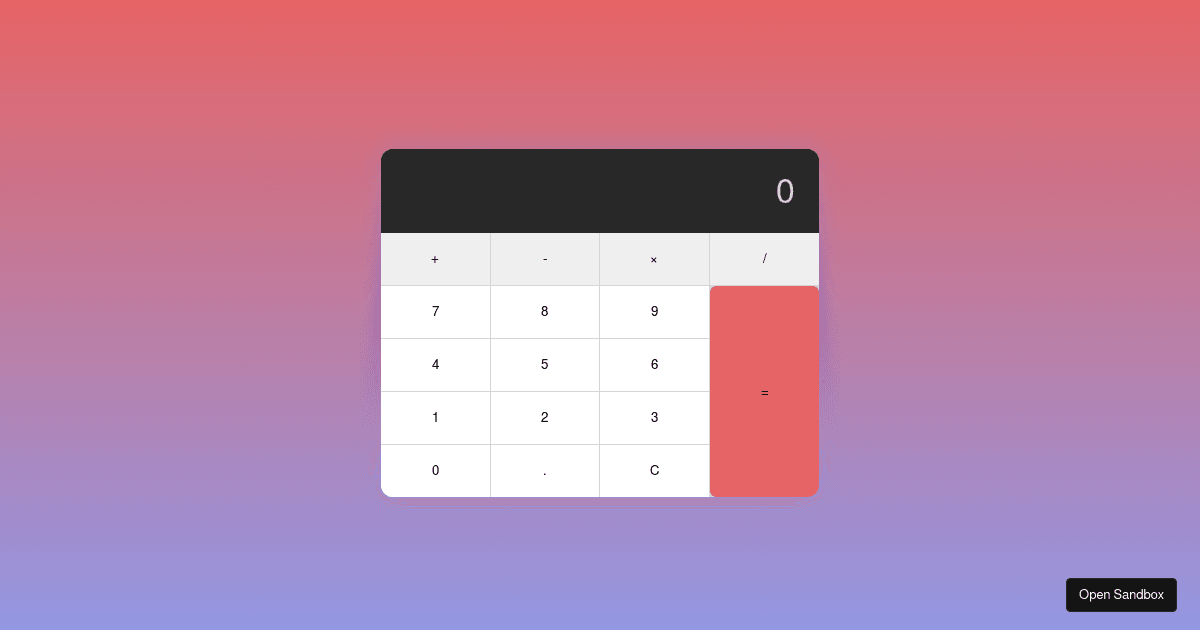 calculator-challenge - Codesandbox