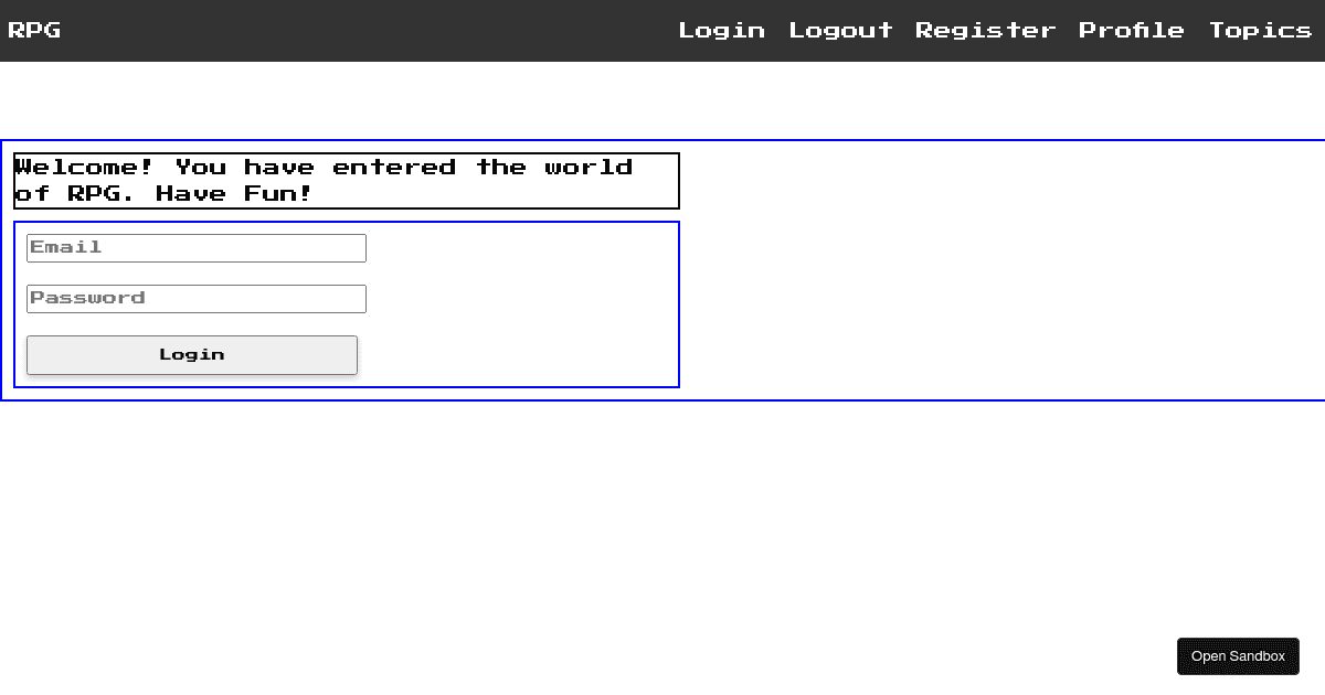 hamandatorres/rpg-personal-project - Codesandbox