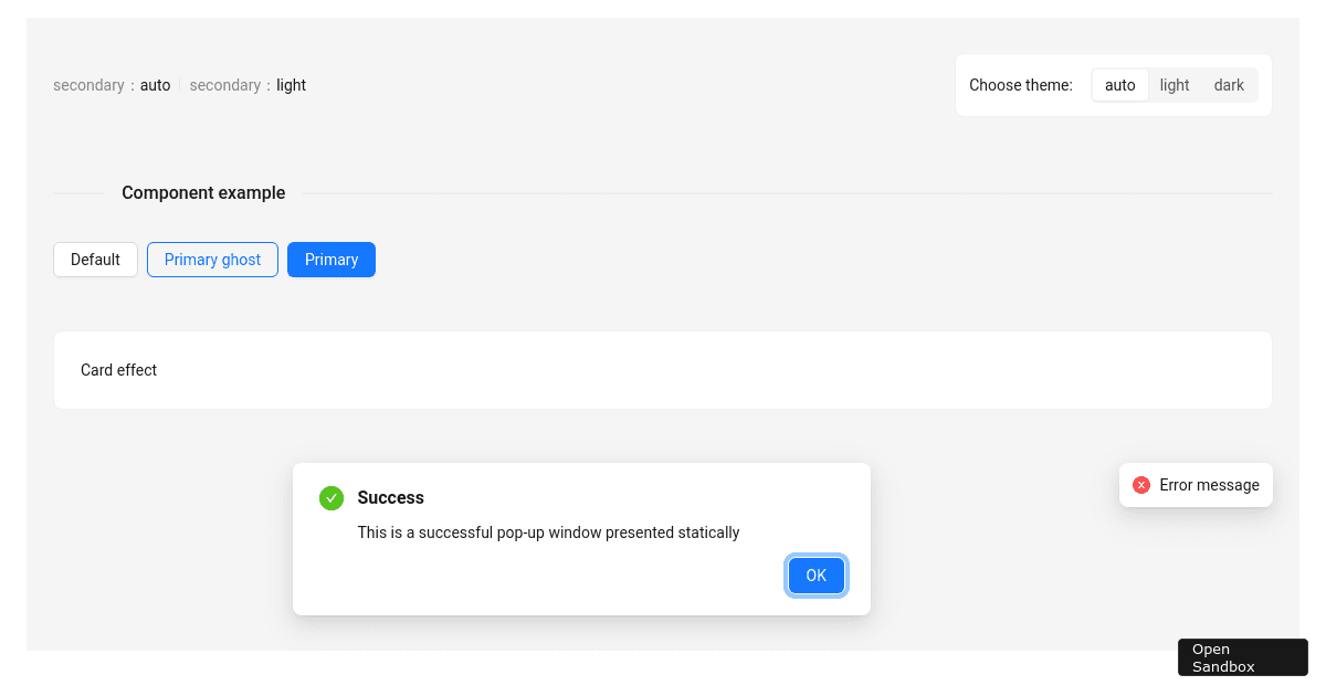 Ben Antd-Style Theme Switching (forked) - Codesandbox