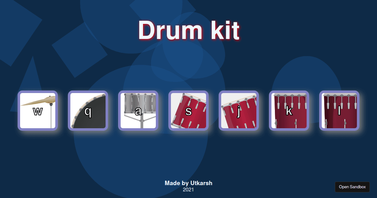 drum-kit - Codesandbox