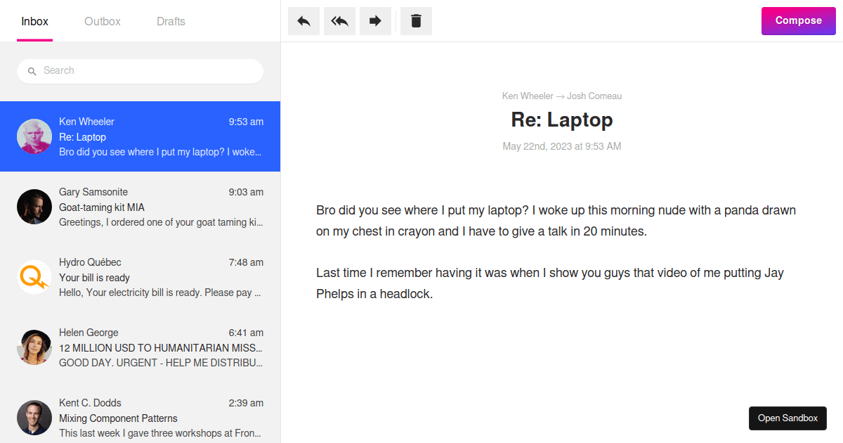 mail-client - Codesandbox