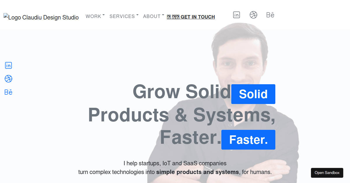 web-hero-section - Codesandbox