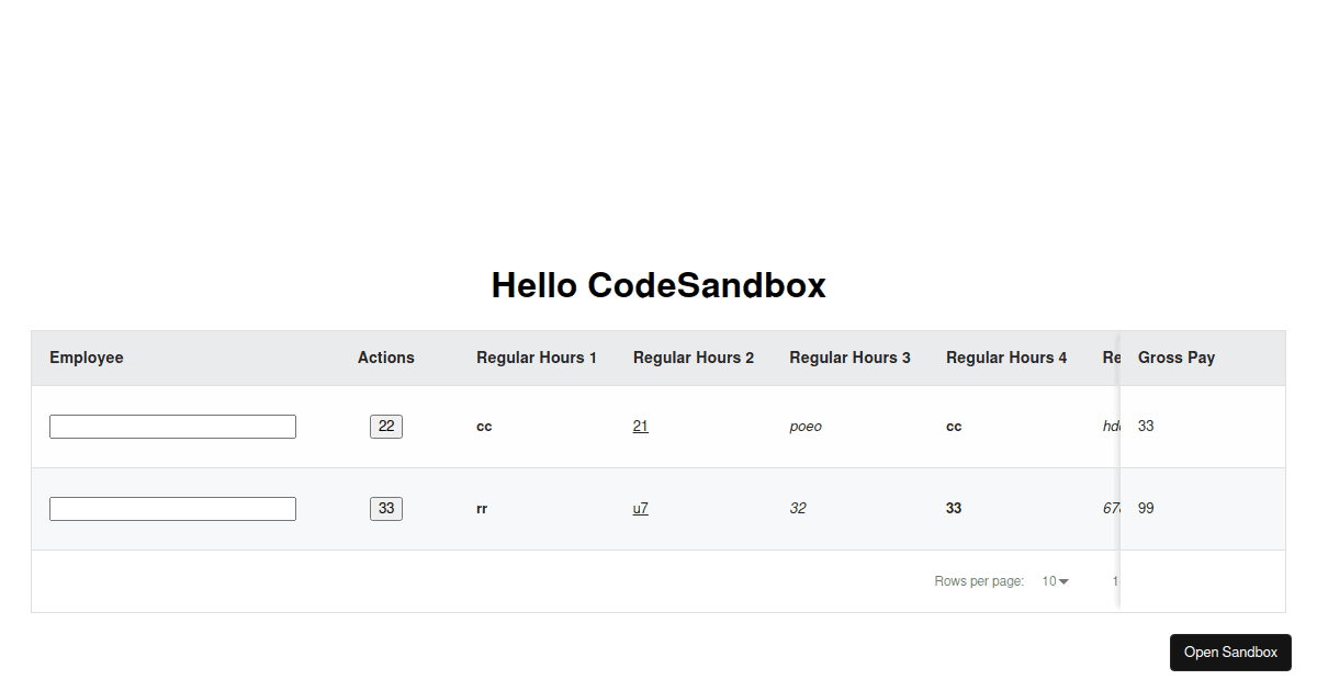 Custom-Fixed-Table - Codesandbox