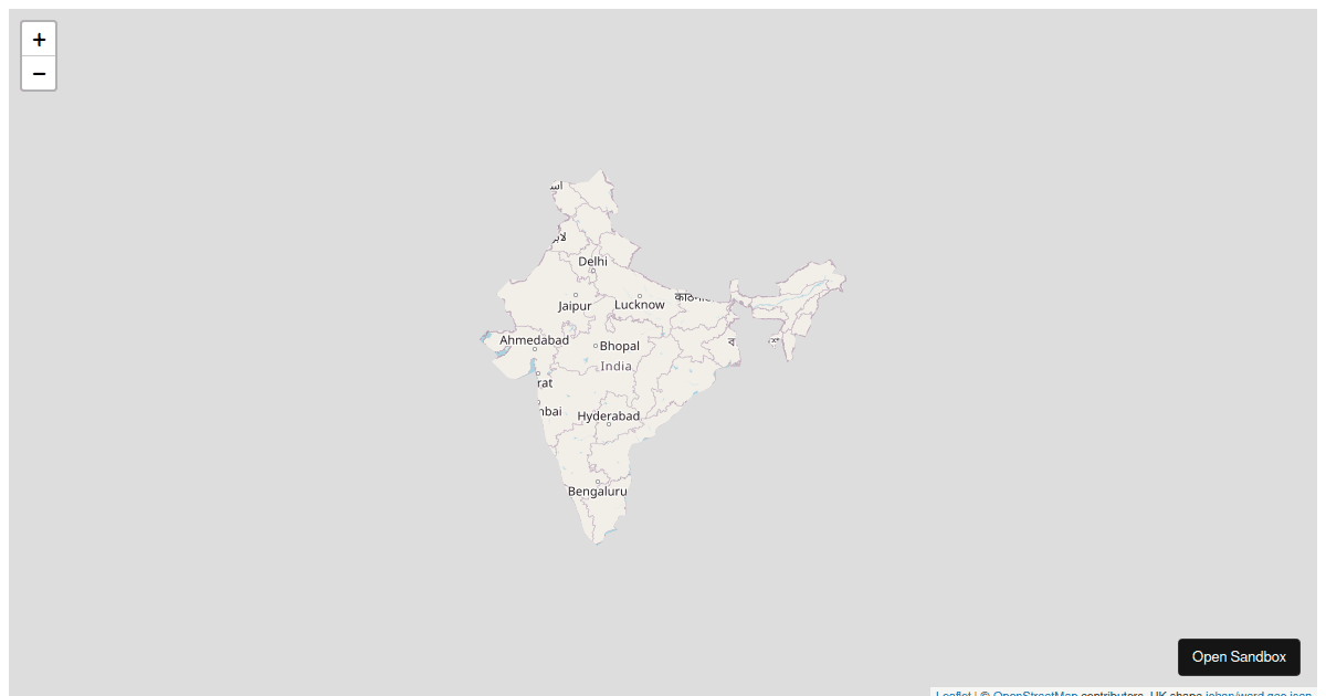 React Leaflet V3 How To Show Only One Country Using React Leaflet Forked Codesandbox