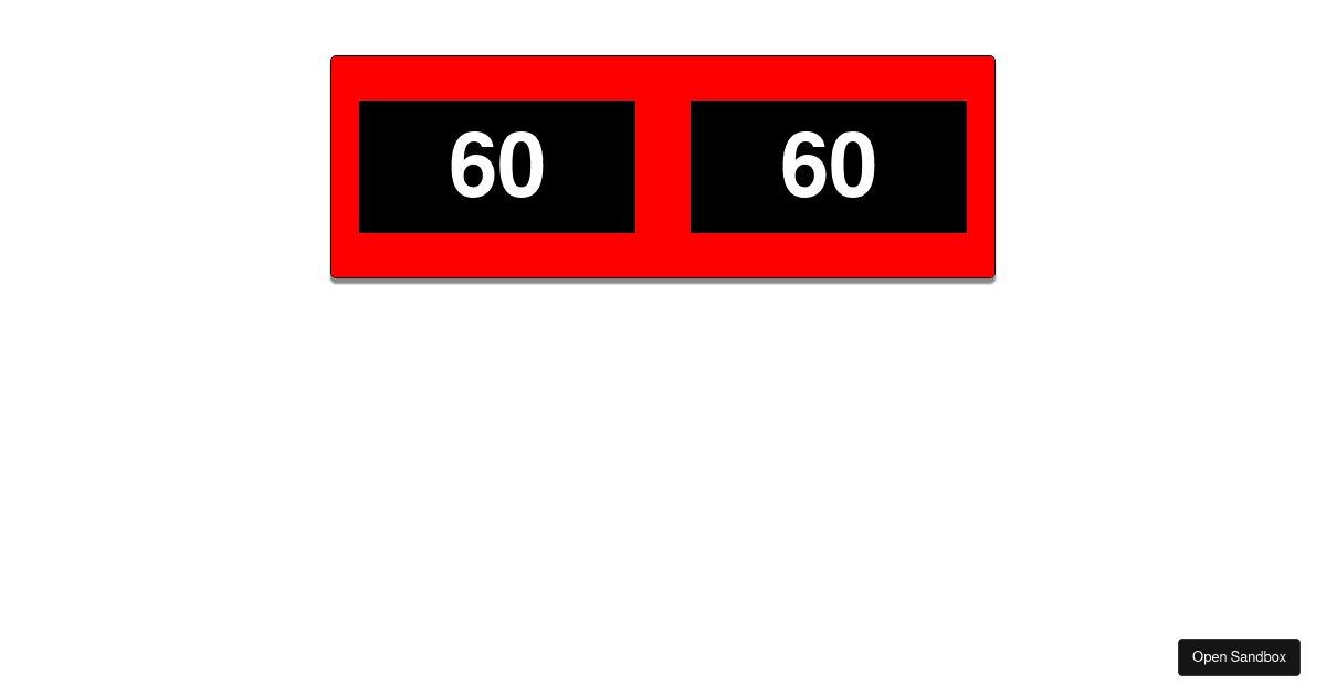 Ultimate Chess Clock - Codesandbox