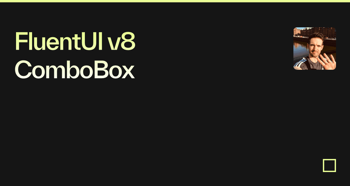 FluentUI v8 ComboBox - Codesandbox