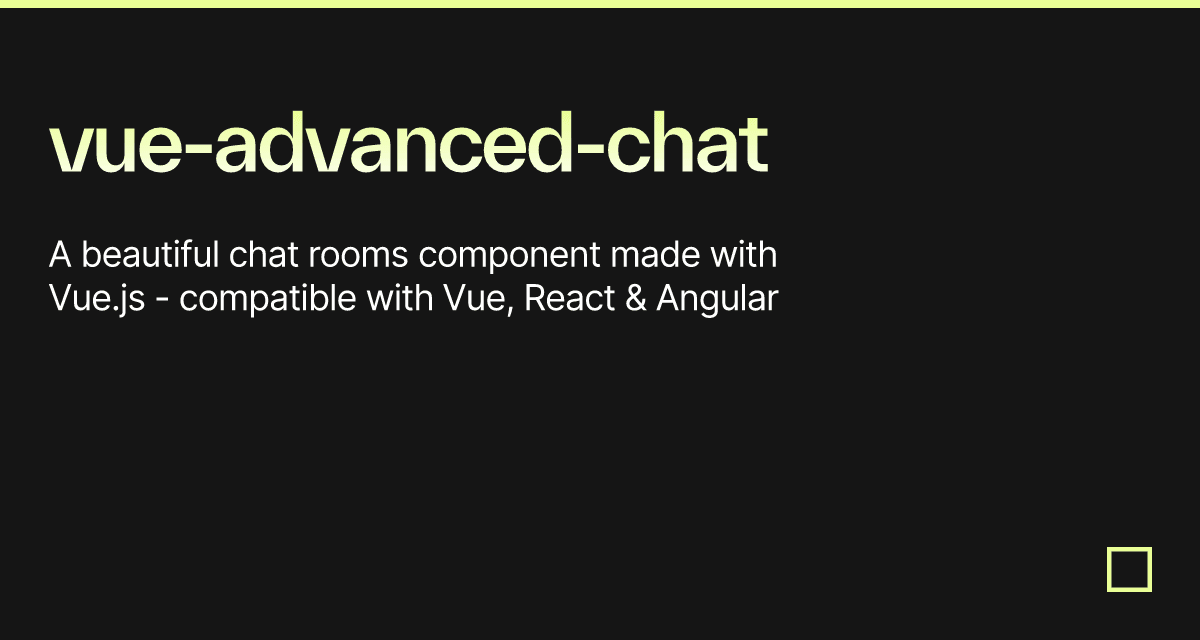 vue-advanced-chat - Codesandbox