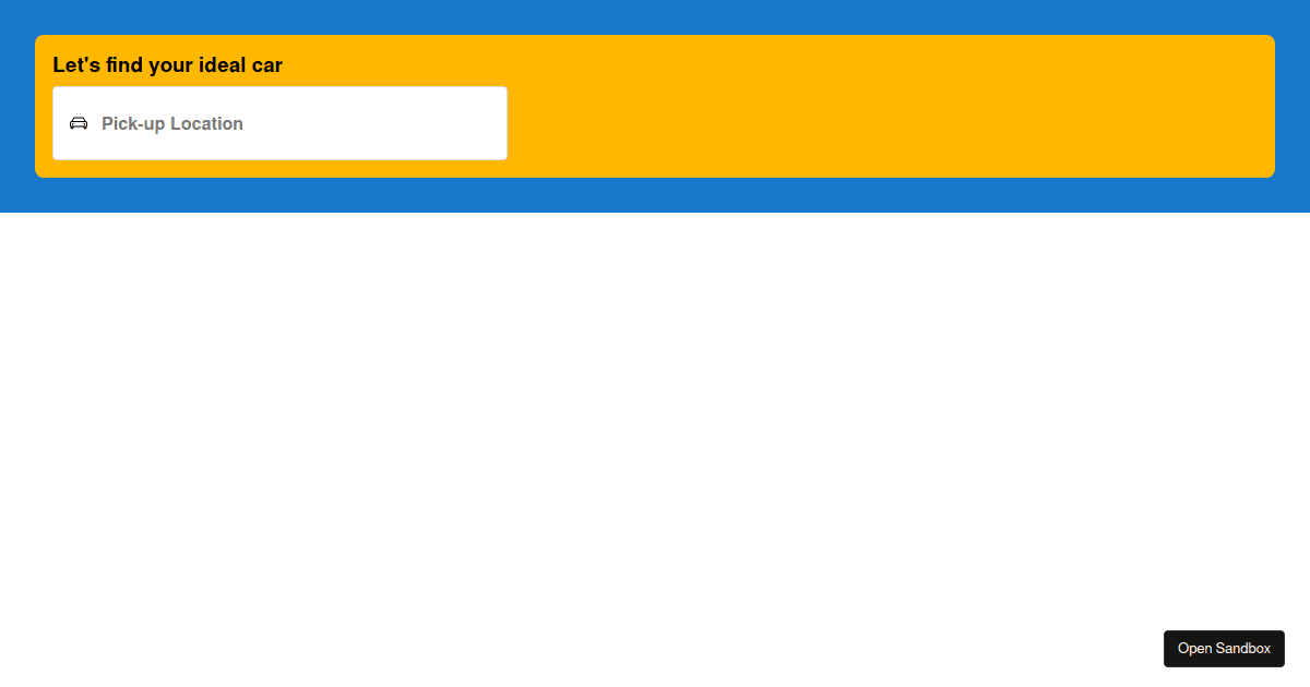 search-widget-rentalcars - Codesandbox