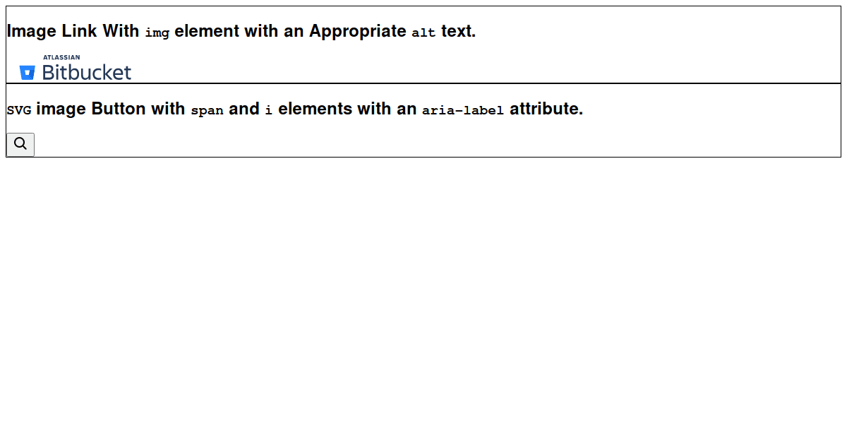 Good Html Example Image Links And Buttons Codesandbox