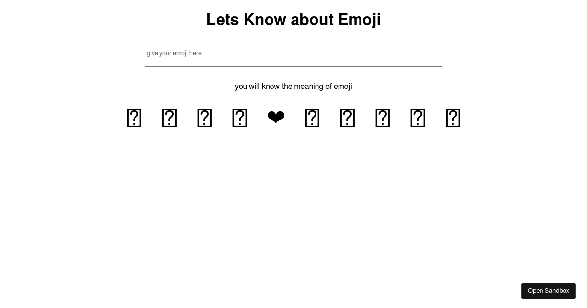 emoji-finder - Codesandbox