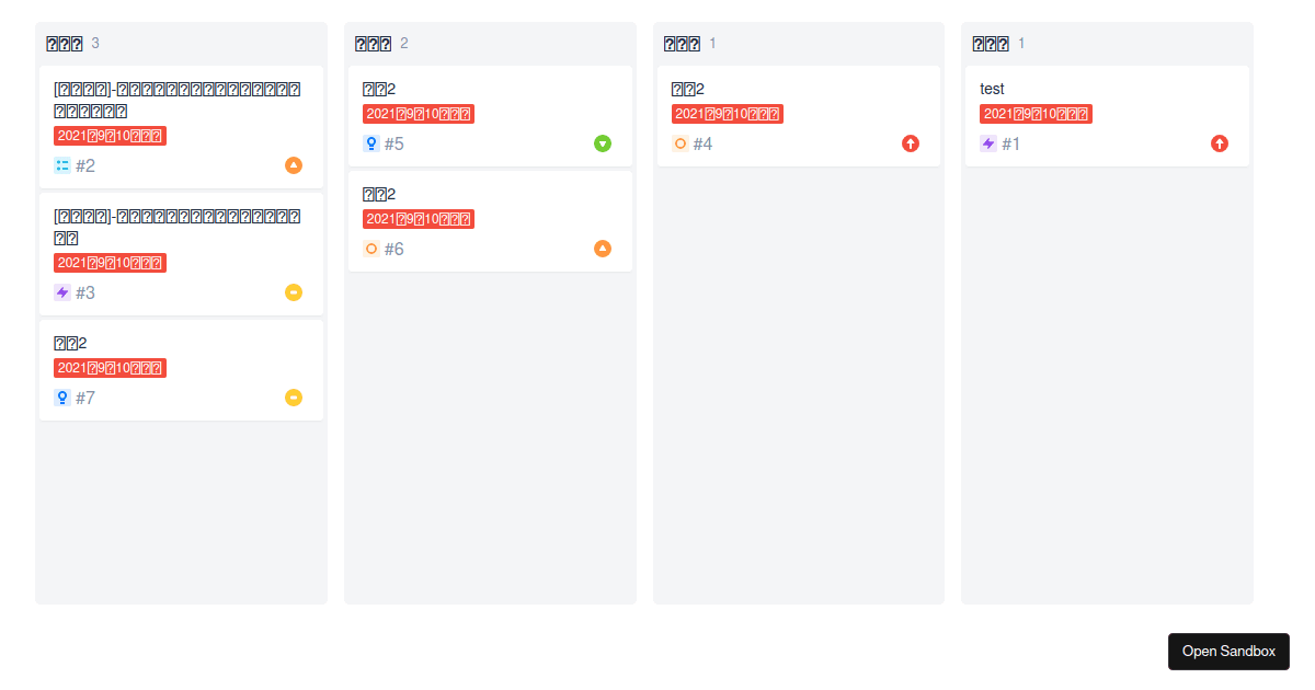 Kanban - Codesandbox