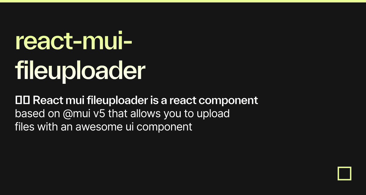 react-mui-fileuploader - Codesandbox