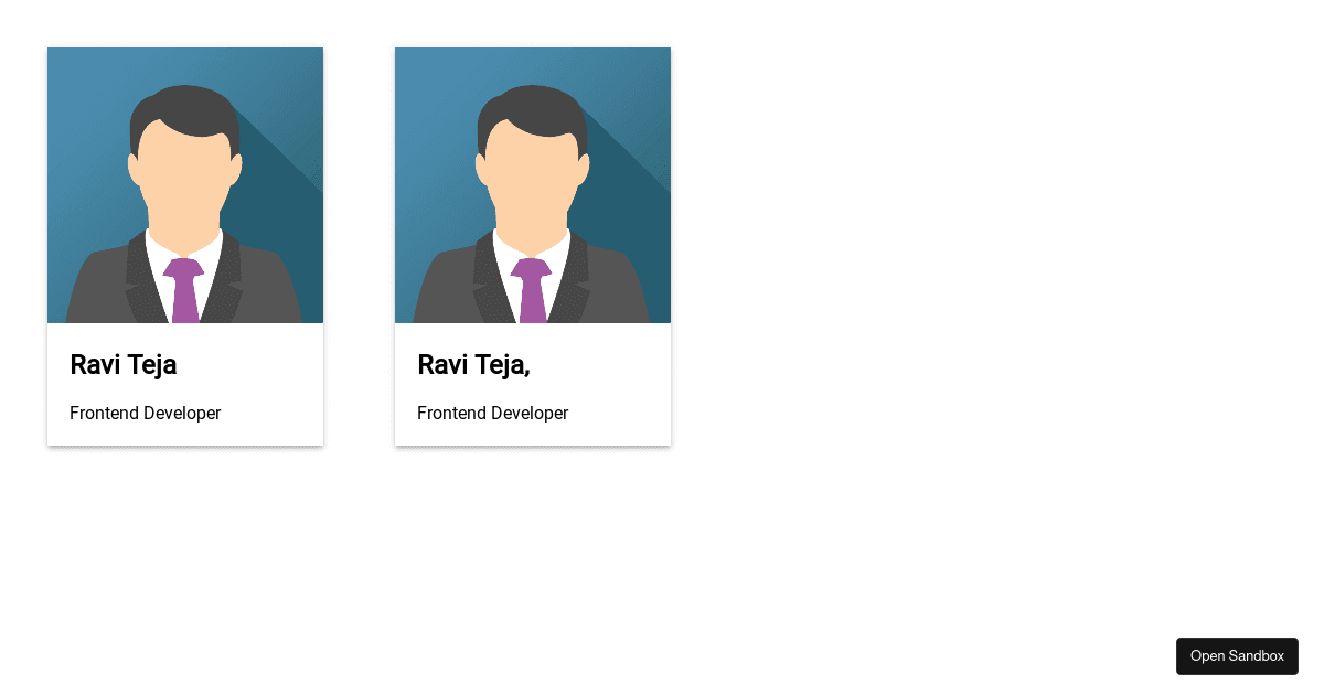 Html Css Card Component Forked Codesandbox