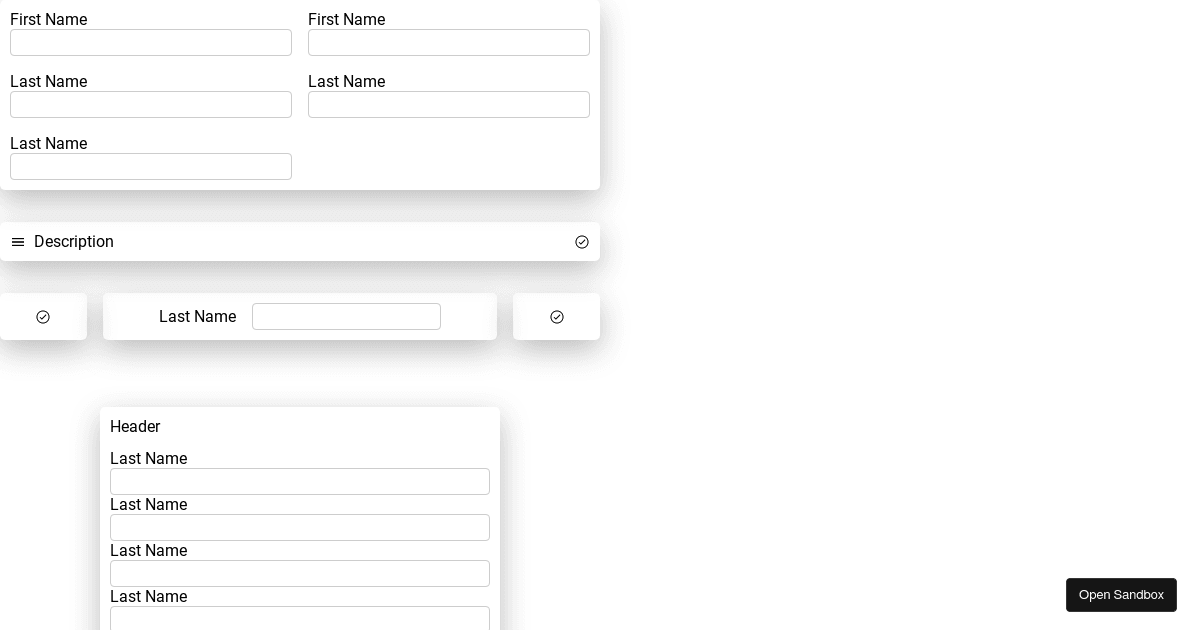 React Fast Grid Forked Codesandbox