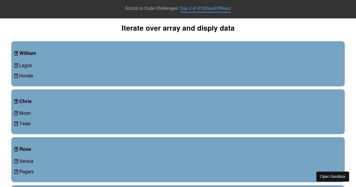 challenge-2-loop-over-array-data-starter - Codesandbox