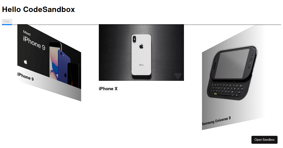 swiper - Codesandbox