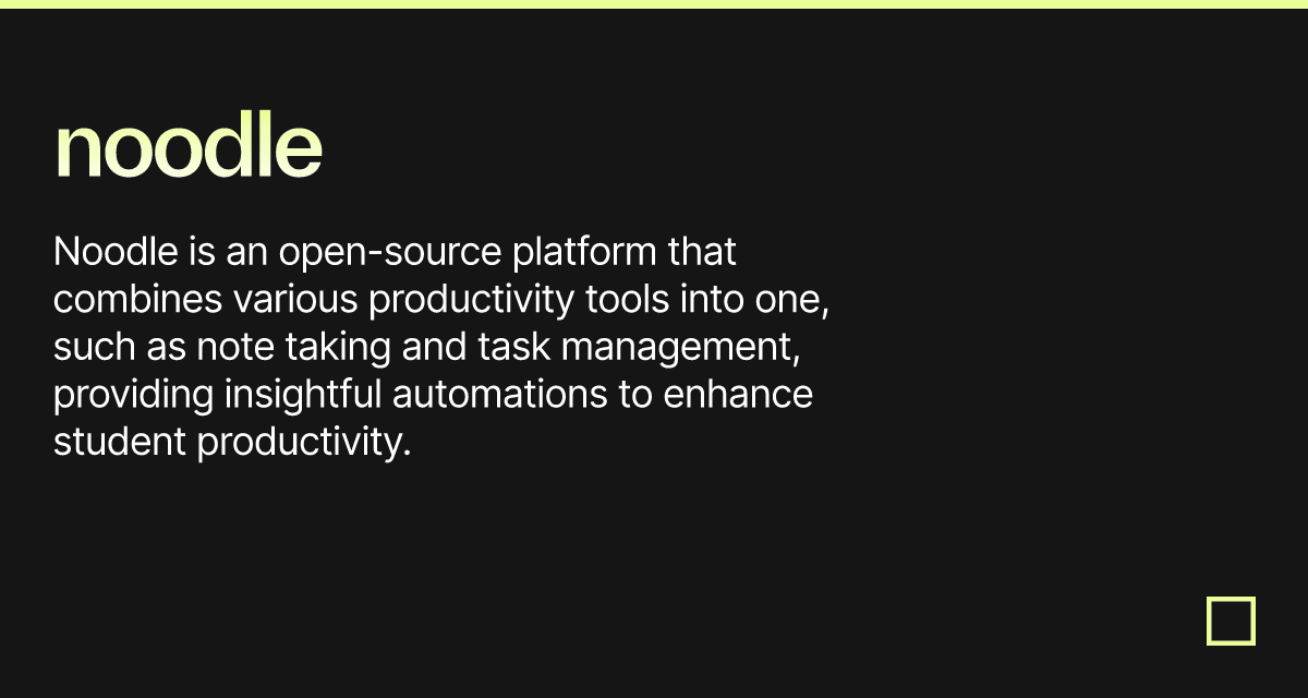 noodle - Codesandbox