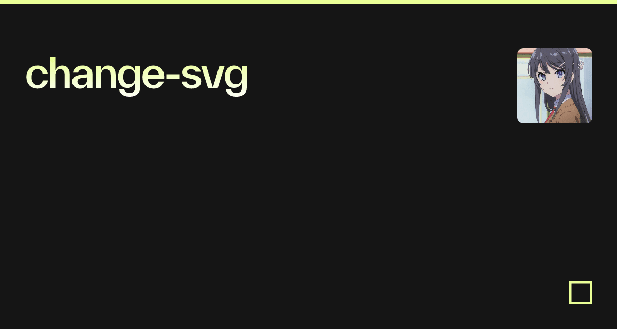 change-svg - Codesandbox