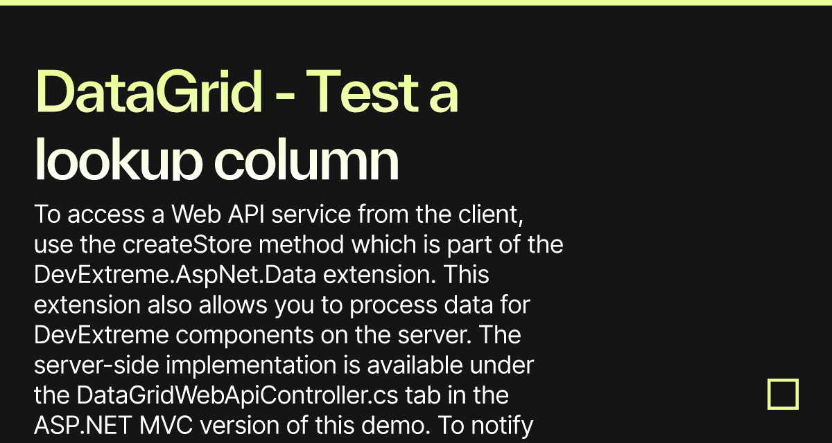 DataGrid - Test a lookup column (forked) - Codesandbox DataGrid - Test a lookup column (forked) - Codesandbox