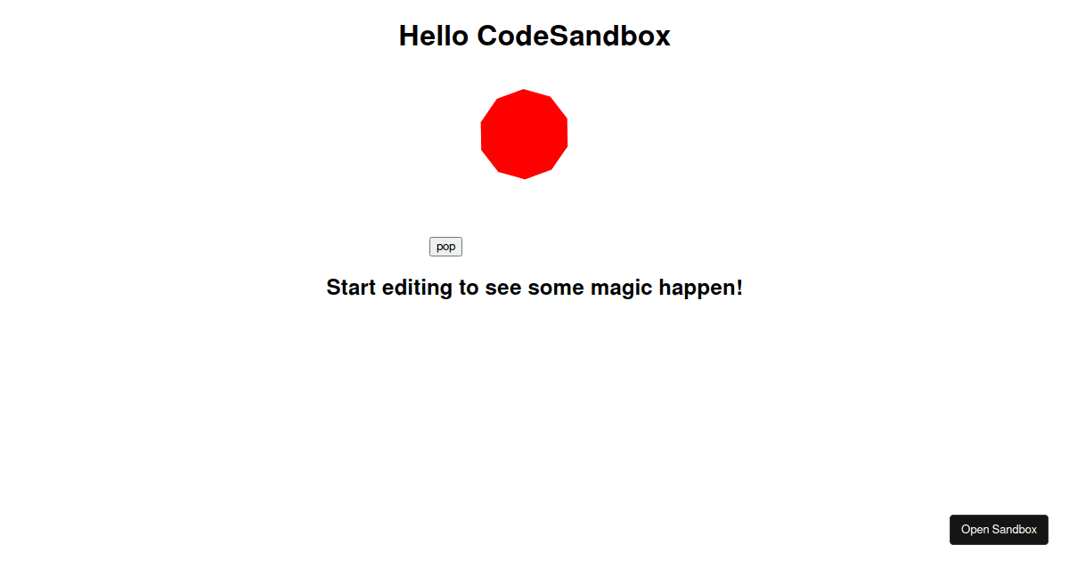 morph svg - Codesandbox