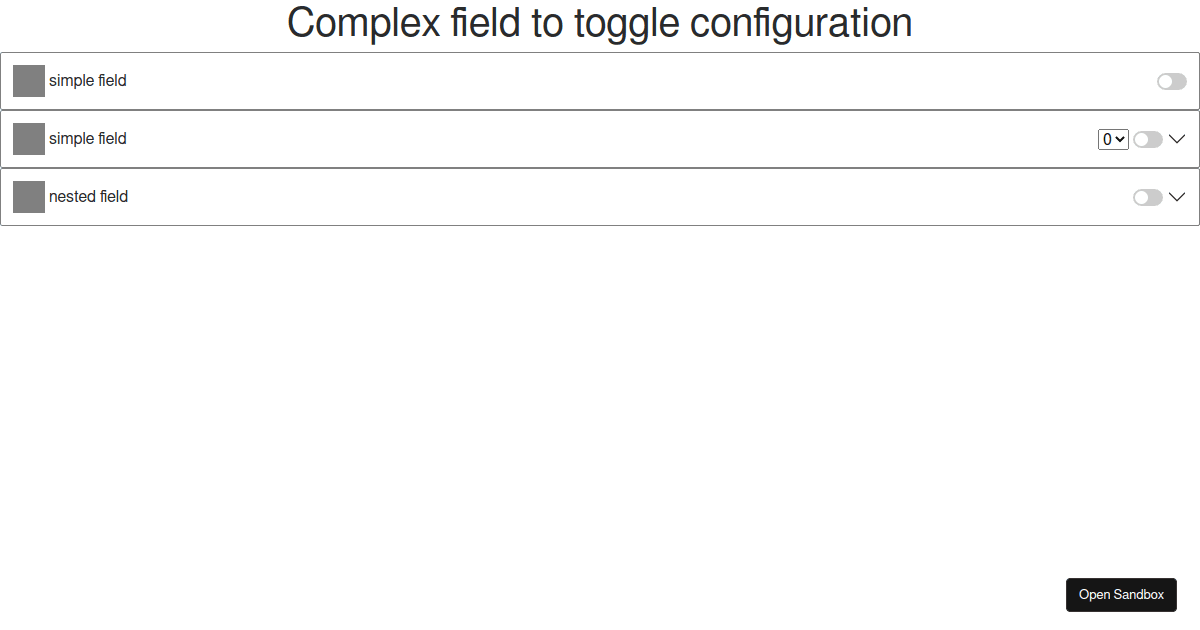 toggle-field - Codesandbox