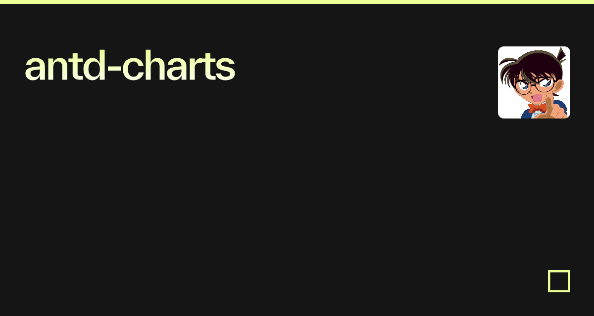 antd-charts - Codesandbox